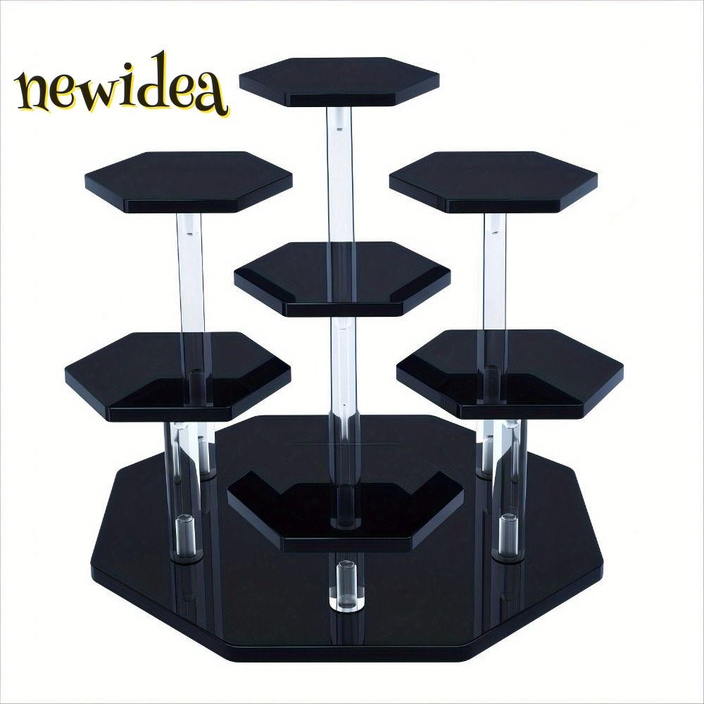 NEWIDEA Figure Display Stand, 5MM Octagonal Acrylic Display Rack ...