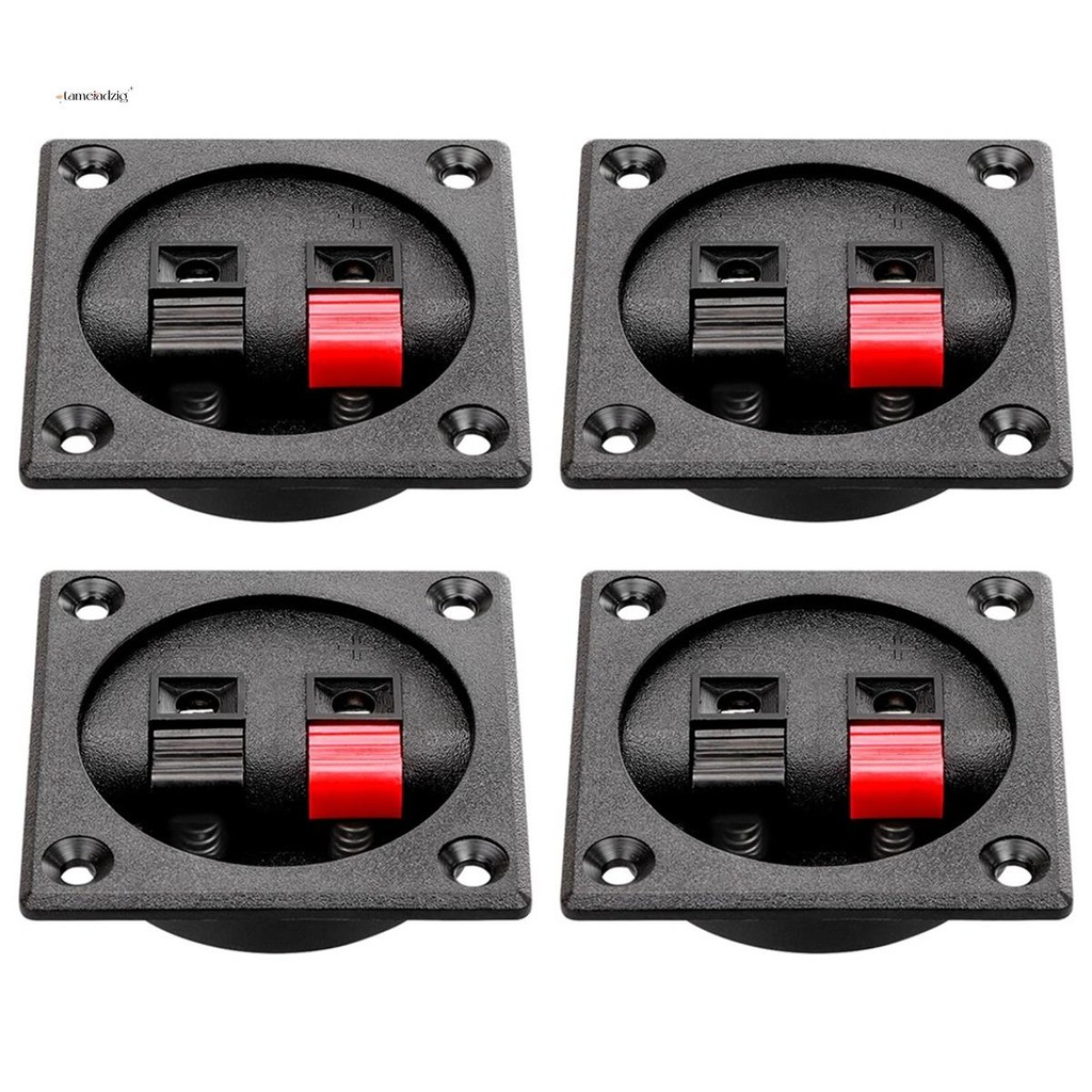 4PCS Speaker Box Terminal Cup, Spring Square Subwoofer Box Terminal ...