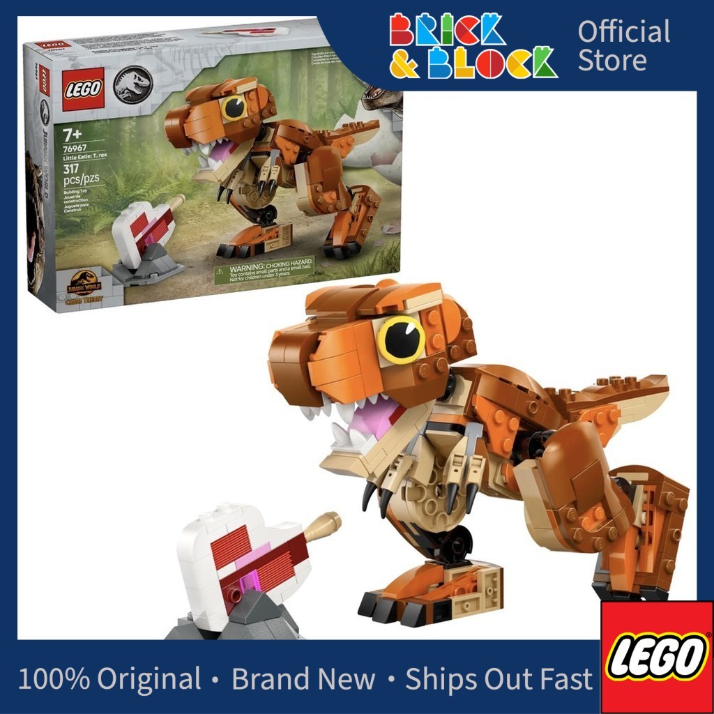 LEGO 76967 Little Eatie: T. Rex | LEGO Jurassic World | Shopee Malaysia