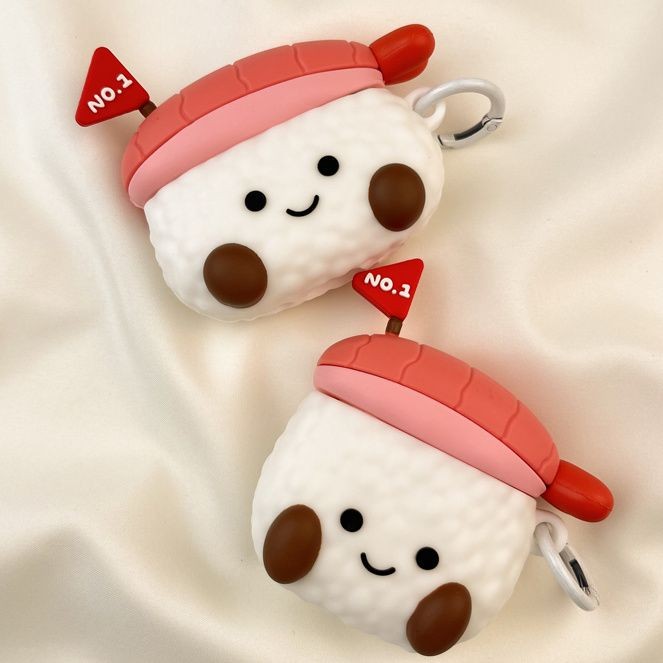 Kawaii Food Character Case for Apple Earphone | AirPods 4 2024/Pro/2/3 ...