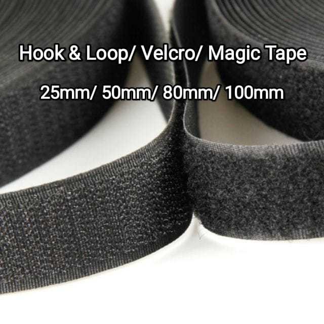 [1 Inch, 2 Inch, 3 Inch, 4 Inch]- Hook & Loop/ Velcro Tape/ Magic Tape ...