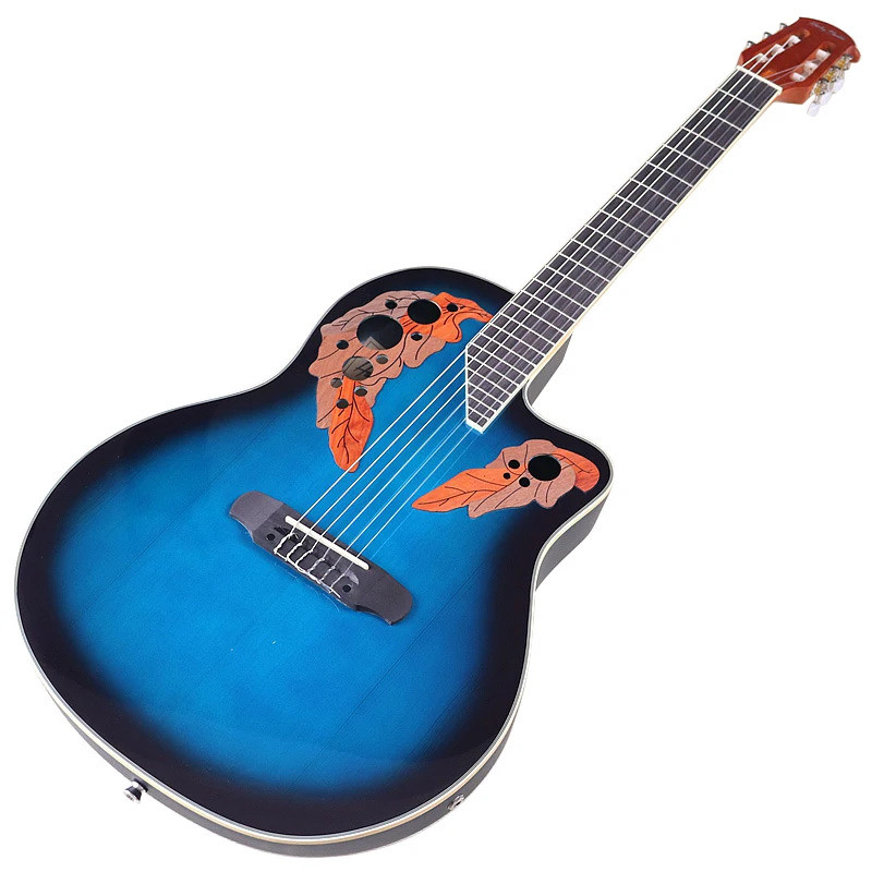 Ovation Model Electric Classical Guitar 39 Inch Round Back 6 String ...
