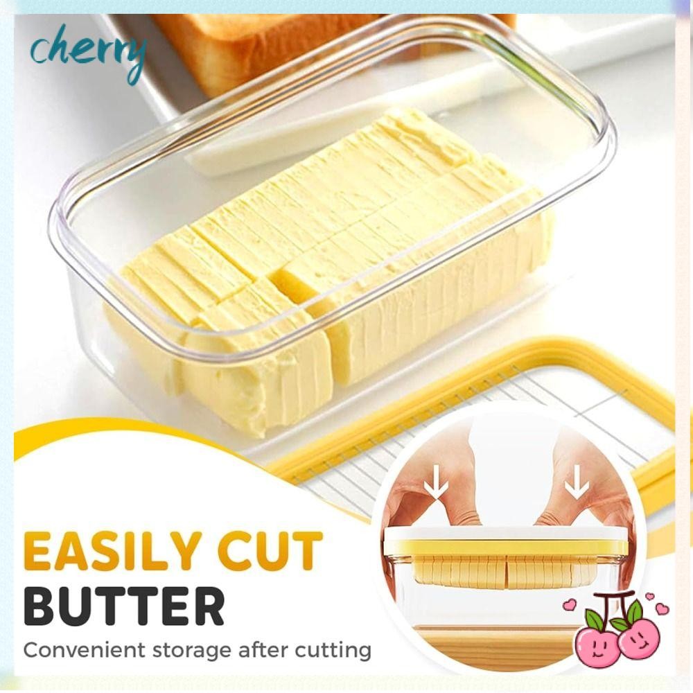 CHERRY Butter Slicer Cutter, Stainless Steel Easy Cutting Two Sticks ...