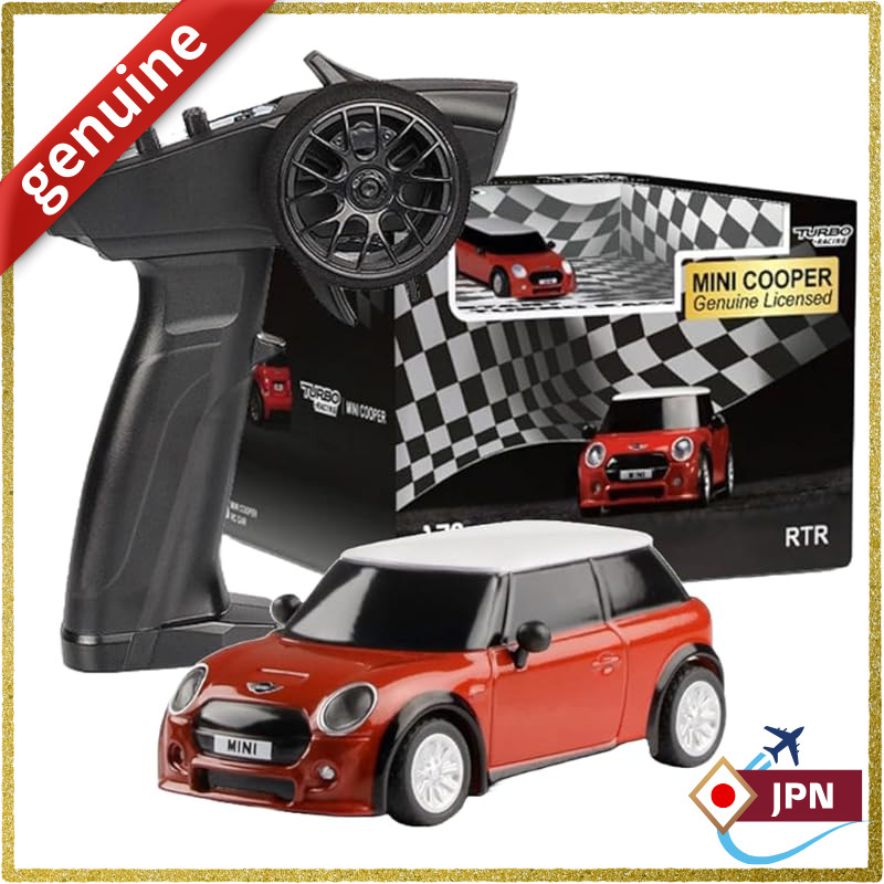 Hitec Turbo Racing Mini Cooper On-Road Car - 1/76 Scale, 2.4GHz, RTR ...
