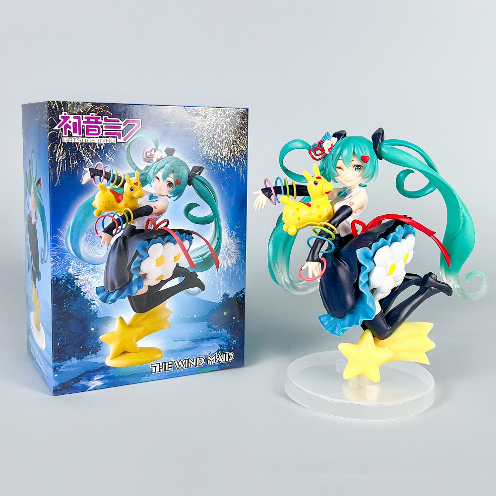 20cm Anime Virtual Idol Hatsune Miku Jumping Horse Decoration Cute ...