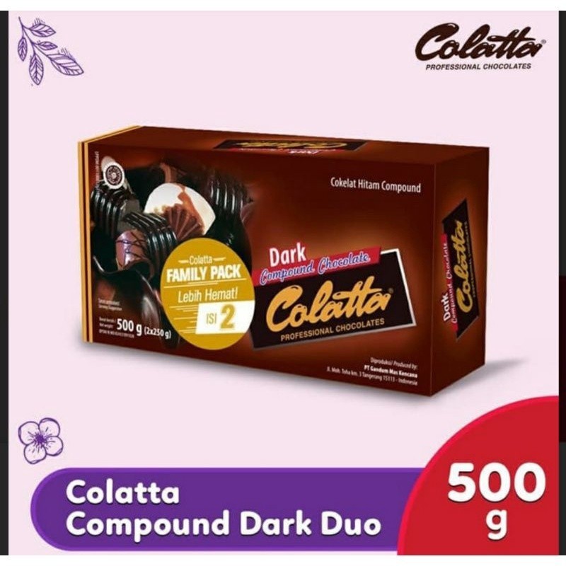 Colatta Dark Compound Chocolate (2 x 250gr) | Shopee Malaysia