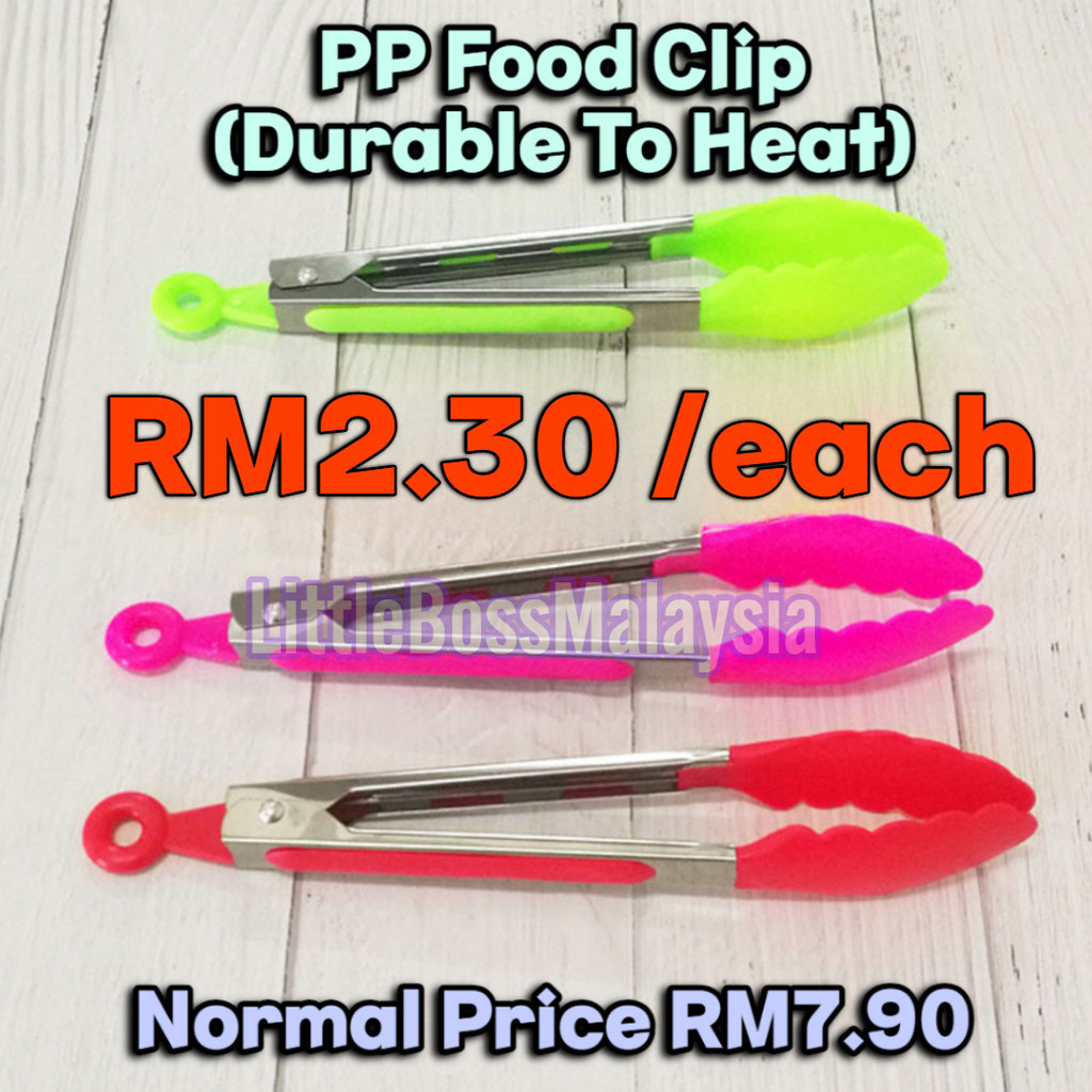 🔥𝑩𝑬𝑺𝑻 𝑪𝑯𝑶𝑰𝑪𝑬🔥PP Food Clips Kitchen Cooking Salad Serving BBQ Tongs ...