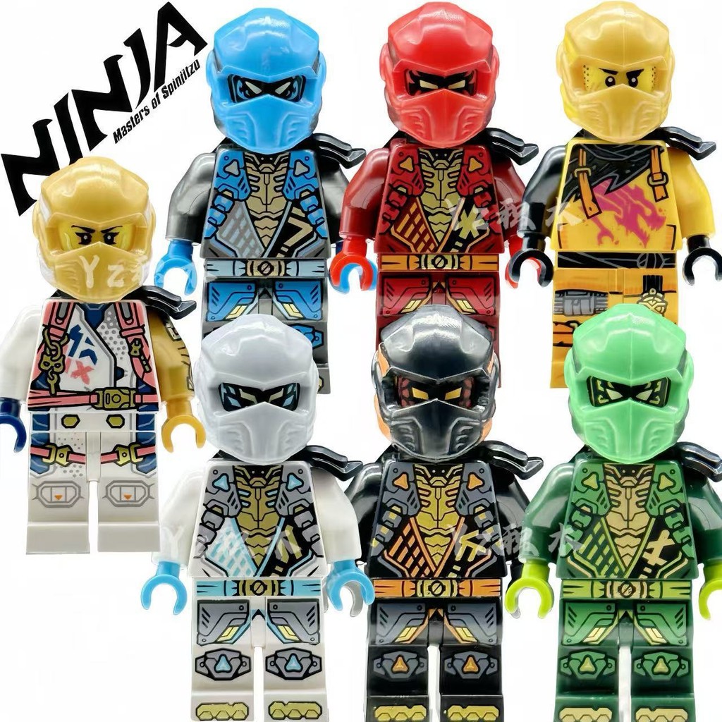 Phantom Series Minifigure Dragon Family Storm Village Ronin Gelong ...