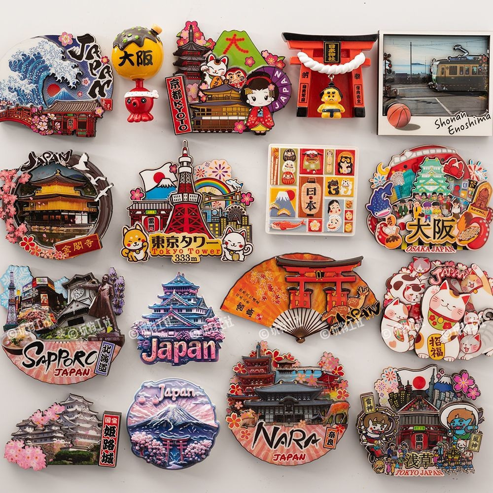 [42%Repurchase Rate]Japanese Refrigerator Magnets Travel Cultural and ...