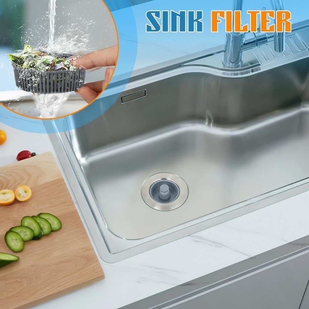 Kitchen Sink Filter Screen Bounce Core Vegetable Washing Basin Sink ...