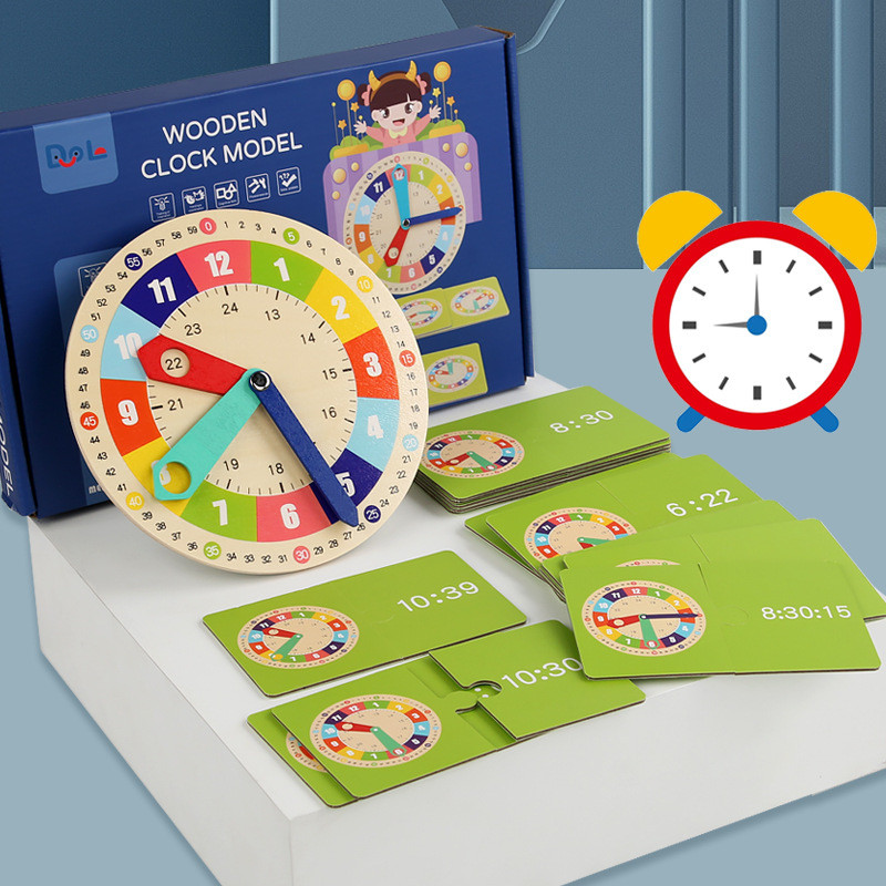 Clock Model Mathematics Kindergarten Clock Teaching Aids Children ...