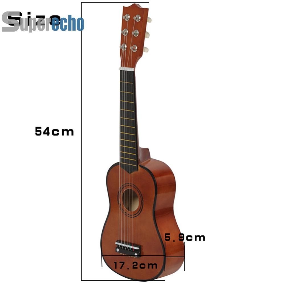 21 inch Basswood Ukulele 6 Strings Small Bass Acoustic Guitar Musical ...