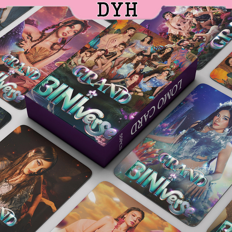 55pcs/box BINI Photocards STACEY SHEENA GWEN Album KPOP LOMO Card ...