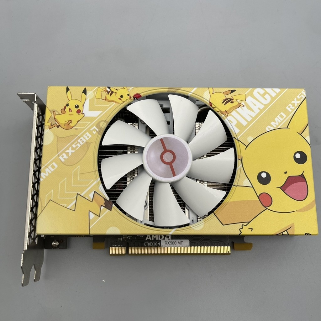 White RX470570 580 8GITX Second-Hand Graphics Card Gundam Asuka Genshin ...