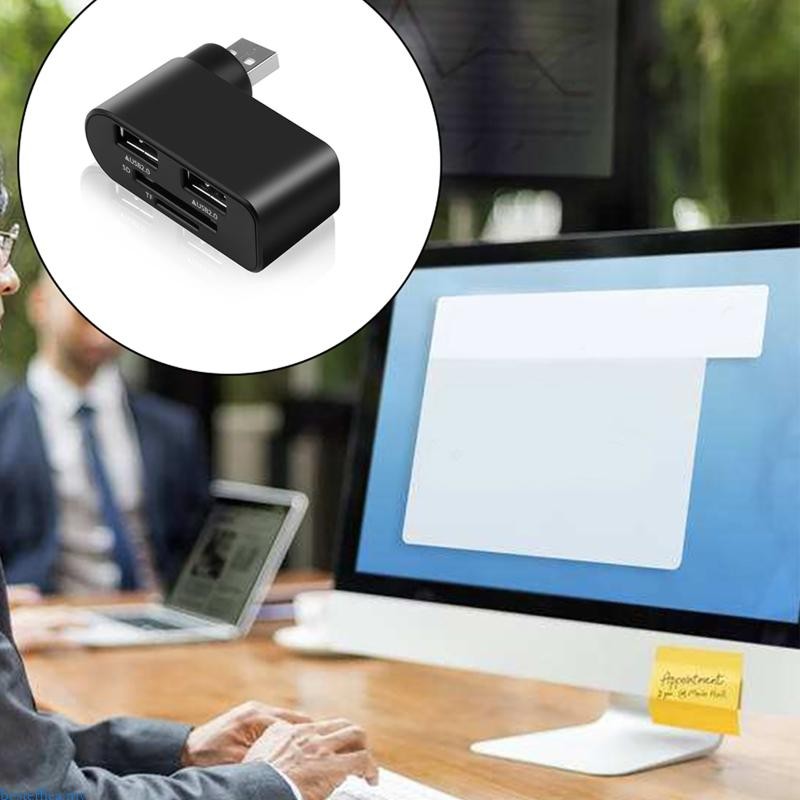beste USB2 0 Splitter Hub for All-in-one Docking Station SD TF Card ...