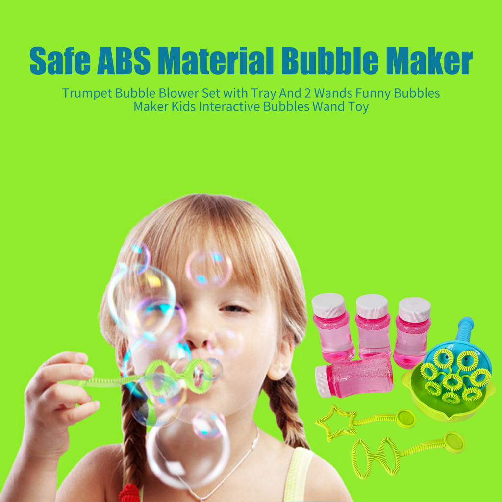 Bubble Solution for Kids Bubble Toy for Kids Interactive Trumpet Bubble ...