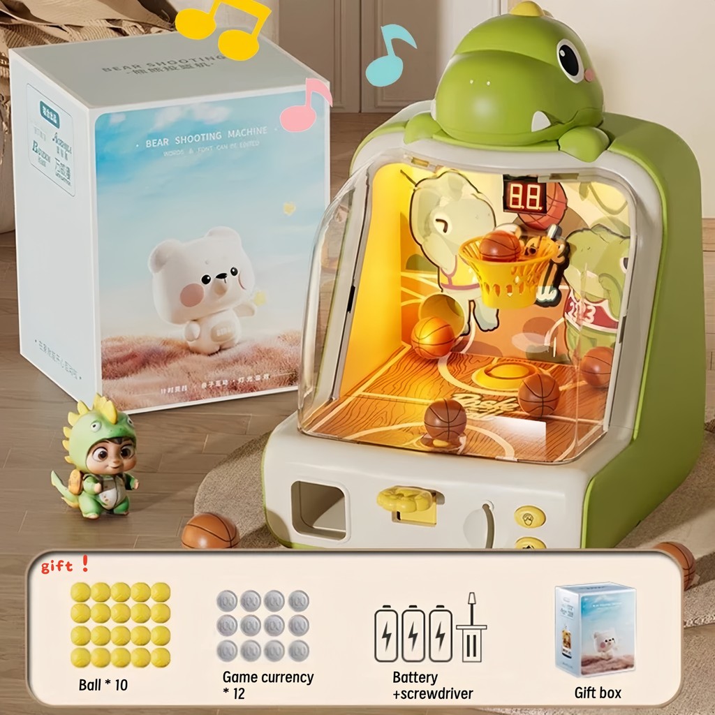 Desktop Pinball Shooting Machine Game Kids Basketball Shoot Board Party ...