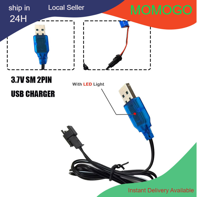 USB 3.7V 400mA Charger Packs for NiMh NiCd Batteries SM-2P Plug ...