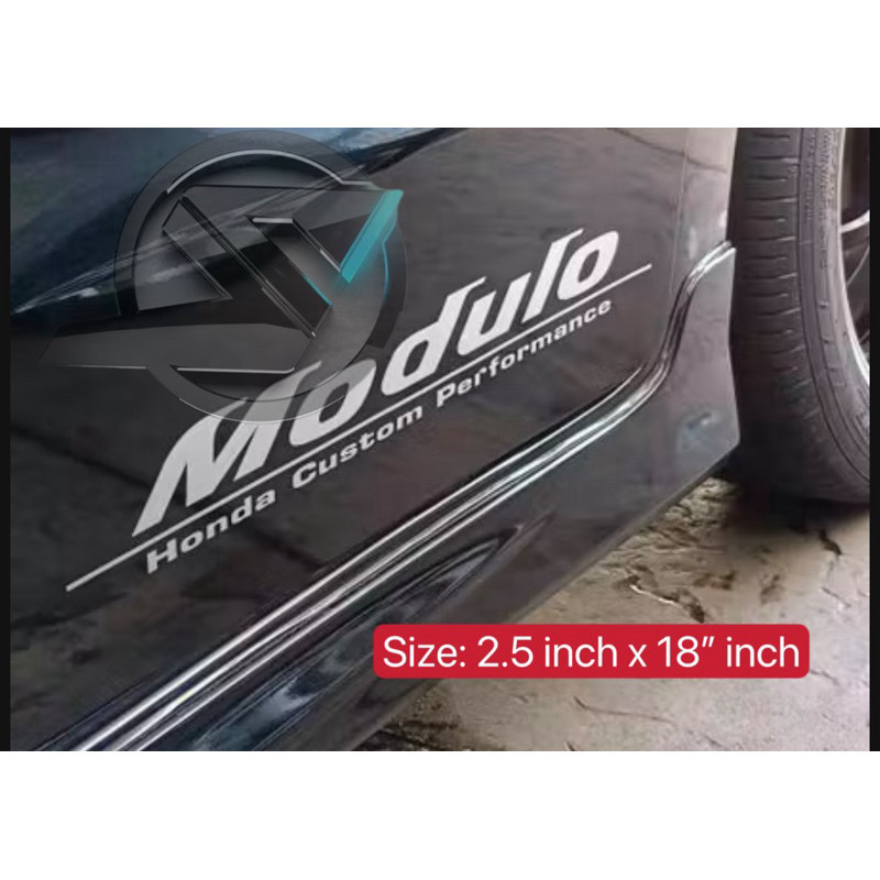 (Ready Stock) S1440# Honda Modulo Car sticker | Shopee Malaysia