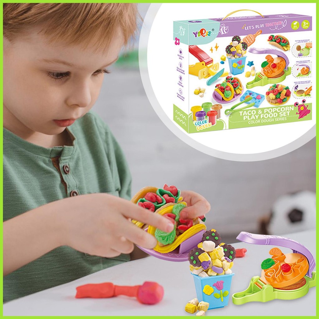 Play Dough Ice Cream Playset Play Food Cooking Clay Clay & Modeling ...