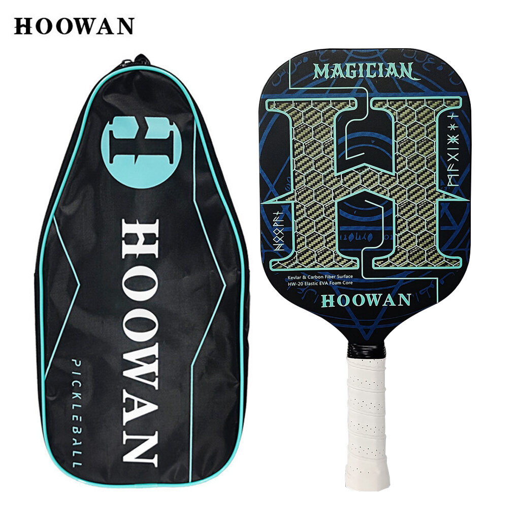 (In stock) HOOWAN Magician Professional 16MM Pickleball Paddle Kevlar ...