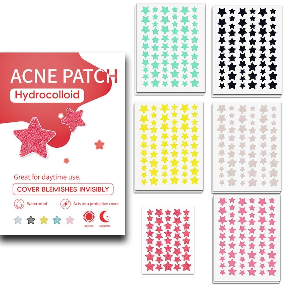 Color Set Acne Patch Mild Non-irritating To Reduce Acne Pimples Closed ...