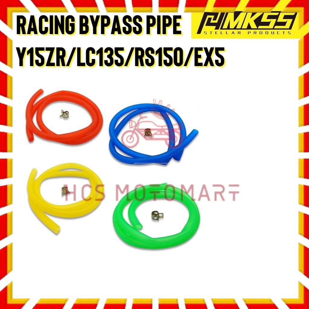 [NO HOSE] RACING BYPASS PIPE Y15ZR / LC135 / RS150 / EX5 CLEARSTOCK ...