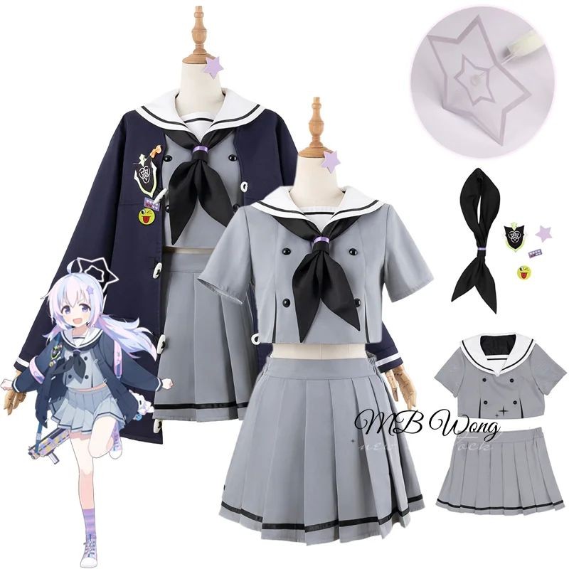 Game Blue Archive Uzawa Reisa Cosplay Costume Halo Role Play Jk School