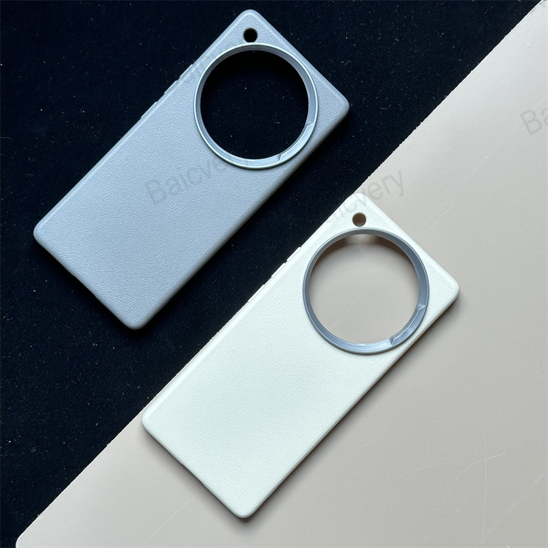 For Infinix Zero 40 4G X6860 5G X6861 Leather Texture Solid Color Back ...
