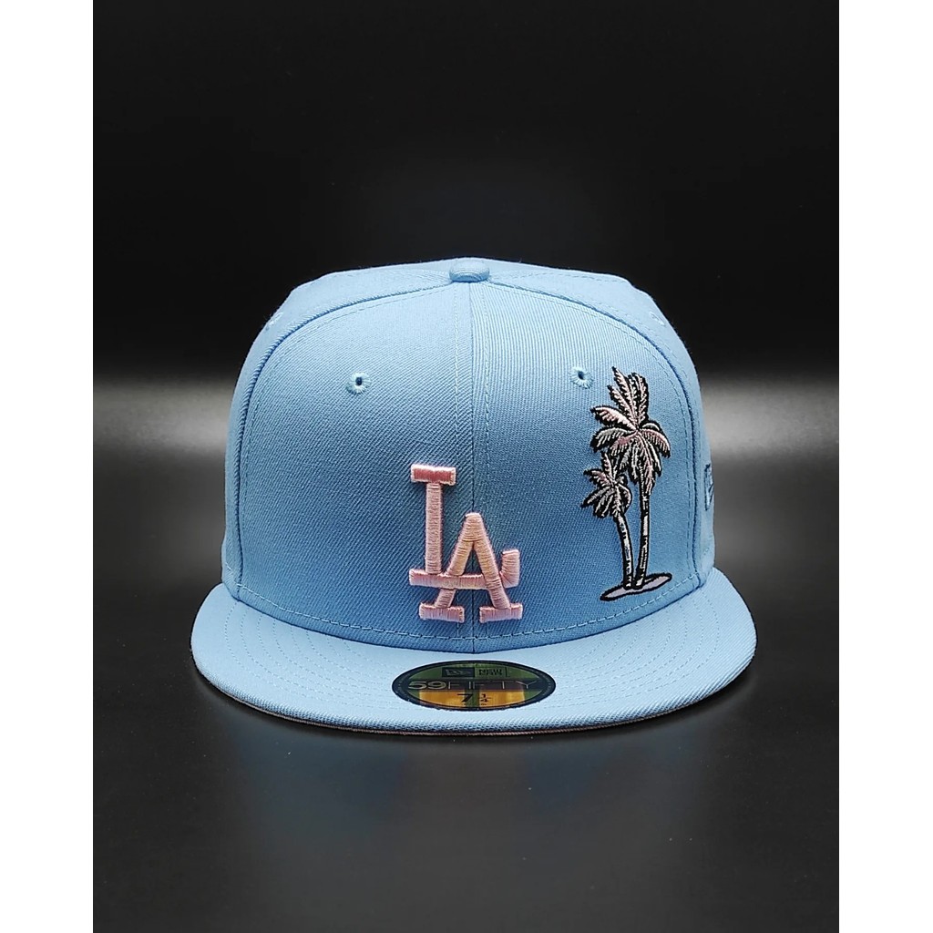 MLB Los Angeles Dodgers Palm Taco Blue 59FIFTY Cap Coconut Tree Logo ...