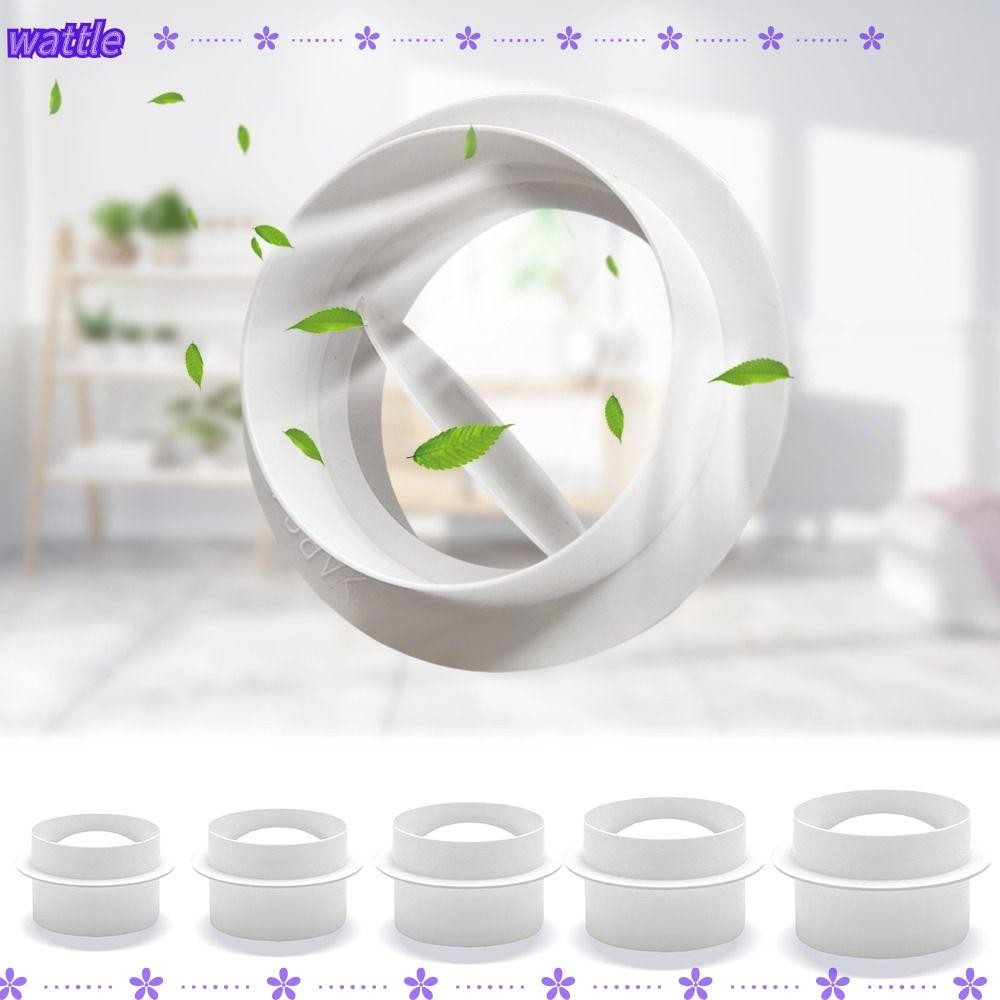 WA-SPORT Pipe Check Valve, Plastic Round Air Duct Check Ventilation ...