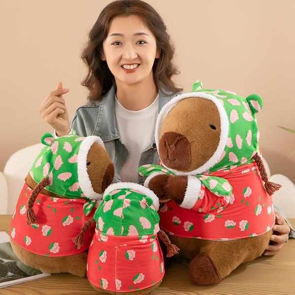 cute plushie plushie pillow Jaket kapas bunga timur laut kapibala anak ...