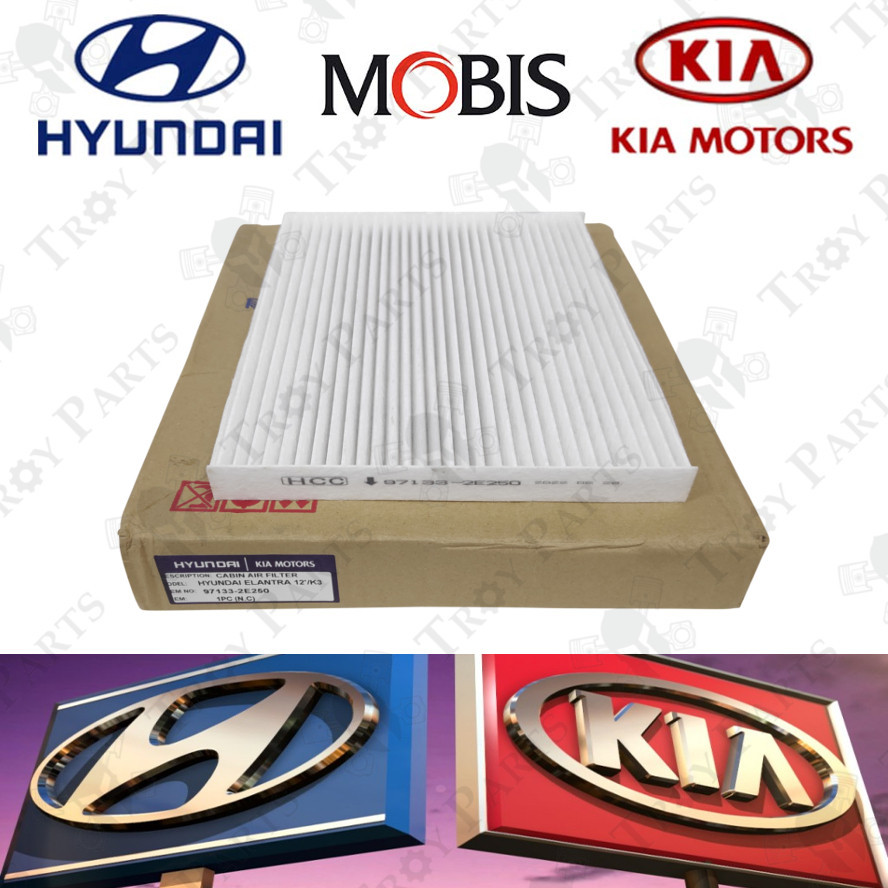 (No Carbon) Kia Hyundai Cabin Air Aircon Filter 97133-2E250 for Elantra ...