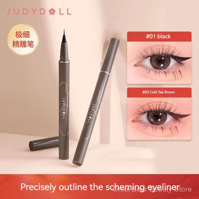 Judydoll Eyeliner Judydoll 橘朵眼线笔 Waterproof Ultra-fine Engraved Long-lasting Non-smudged Brown ...
