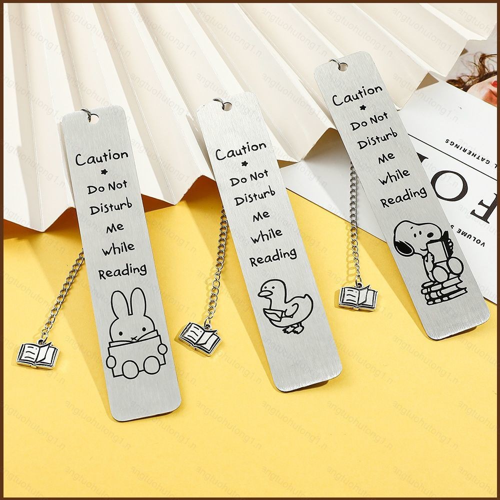 HTG Cute Snoopy Miffy Stainless Steels Bookmark Graduation Season Gift ...