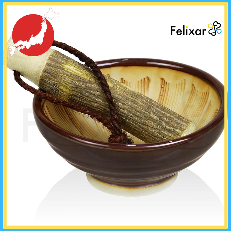 Morikuru Japanese-Made Mortar and Pestle Set – Compact 9cm Mini ...