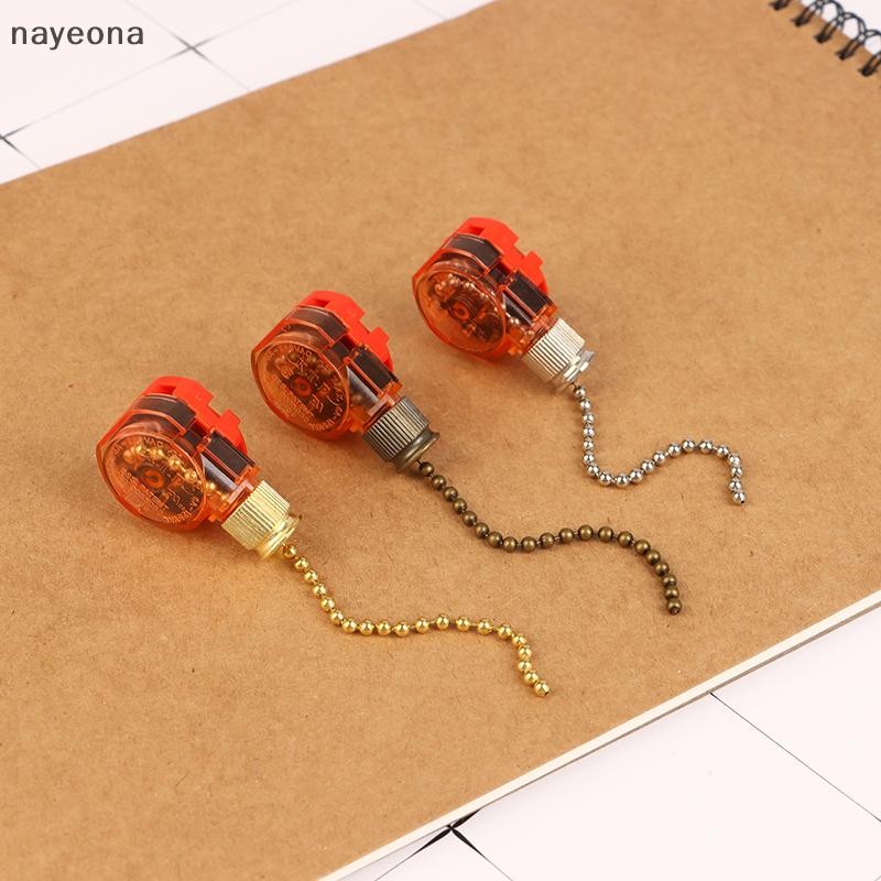 [NAY] 3 Speed Pull Chain Control Brass 4 Wire Ceiling Fan Chain Switch ...