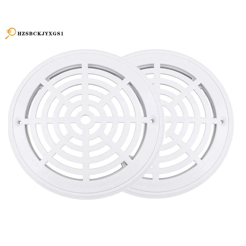 2 Pcs 8 Inch Swimming Pool Main Drain Cover Suitable for Ground ...