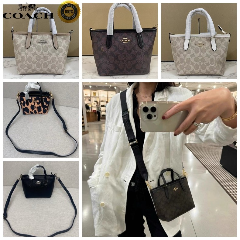 Coach Mini Tote Bag Women Handbag Crossbody Sling Beg CW032 CW033 CW034 ...