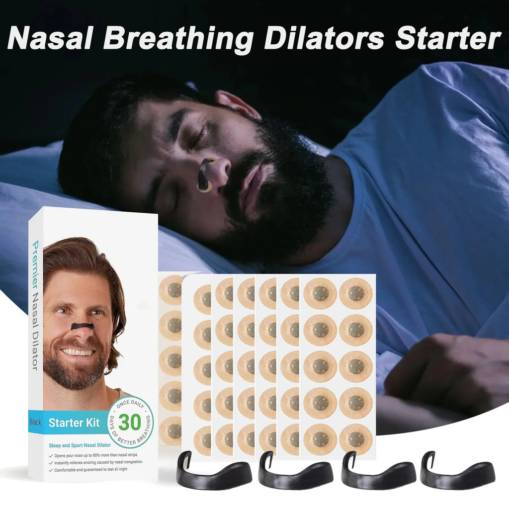 Nasal Breathing Dilators Starter Kits Anti-snoring Nose Breathe Strips ...