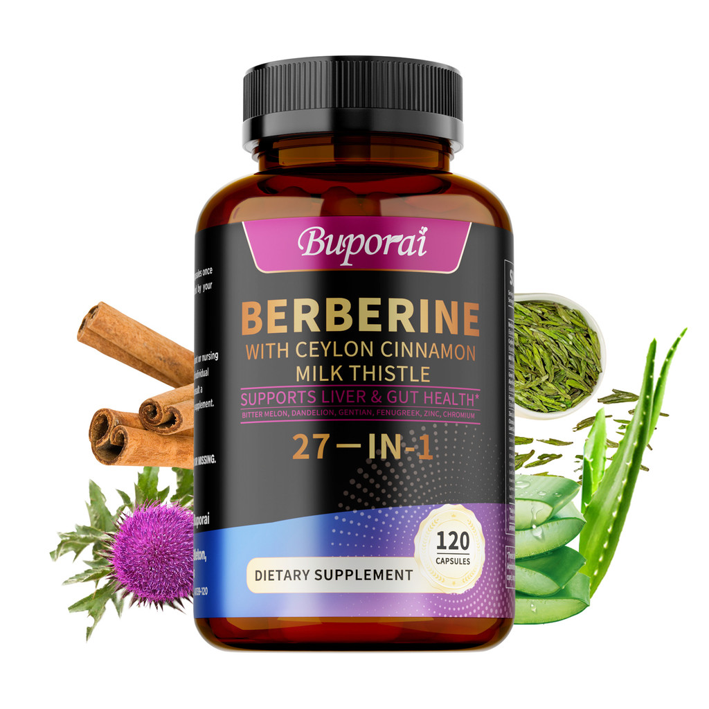 27-ingredient berberine supplement with Ceylon cinnamon and Tartary ...