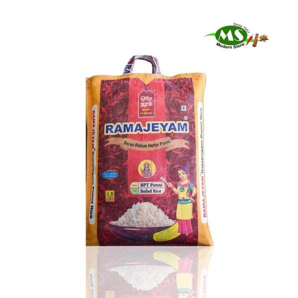 Ramajayam Herba Ponni Boiled Rice 5kg | Shopee Malaysia