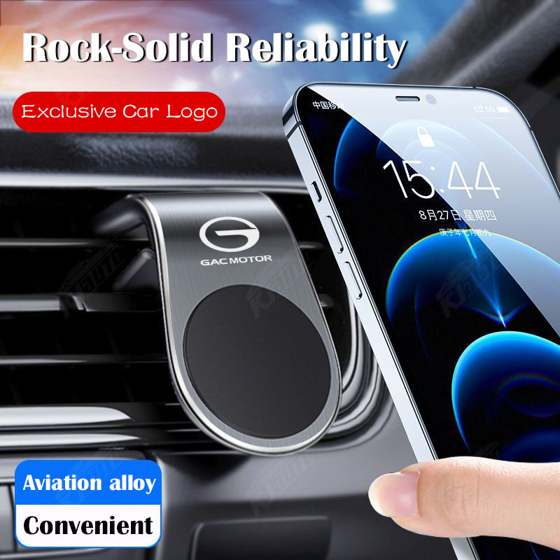 GAC Motor Car Air Conditioning Vent Phone Holder Mini Magnet Suction L-shaped Smartphone Holder ...