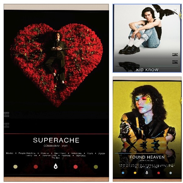 Conan Gray Poster Kid Krow Album Poster Prints Wall Decor Posters Album ...