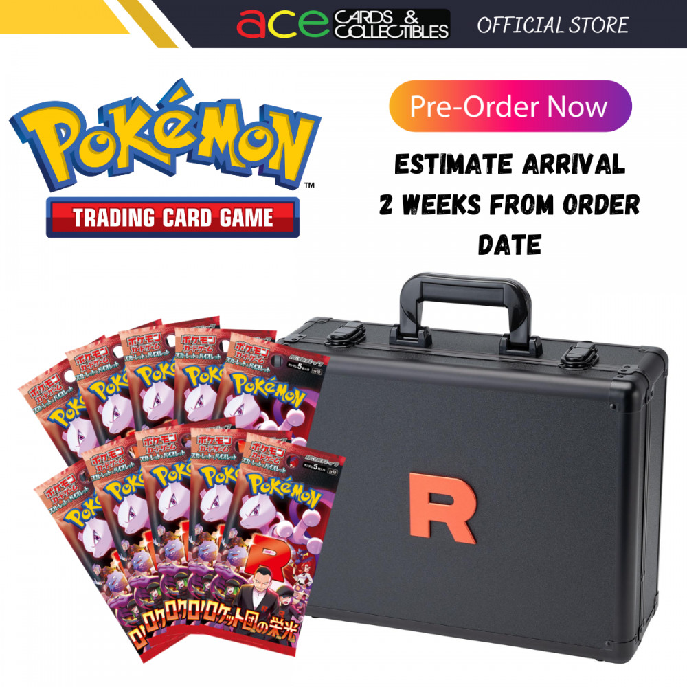 [Pre-Order] Pokemon TCG: The Glory of Team Rocket SV10 Attache Case with Packs | Shopee Malaysia