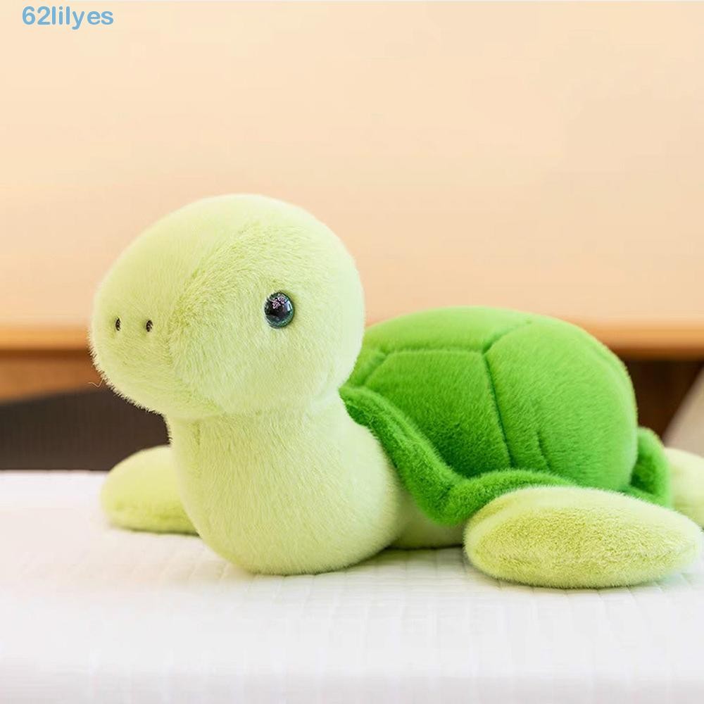 LILYES Sea Turtle Stuffed Doll, Marine Animal Fluffy Tortoise Plush Toy ...