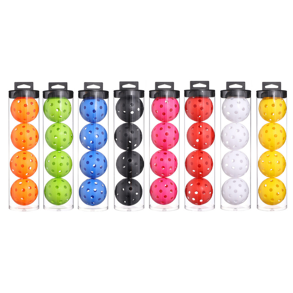 Pickle Ball Hanging Barrel Four Pack 40 Hole Pickle Ball 74MM Injection ...