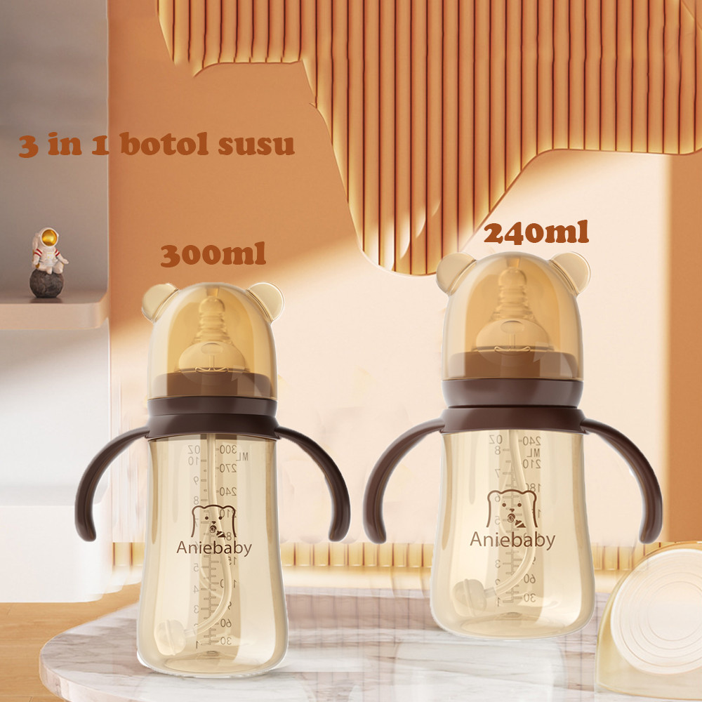 BL Newborn Milk Bottle Wide Neck Feeding Bottle Botol Susu With Handle ...