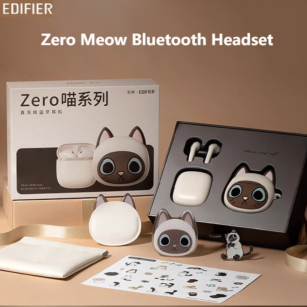 Edifier Zero Meow Wireless Bluetooth Headset Semi-In-Ear Headset Noise ...