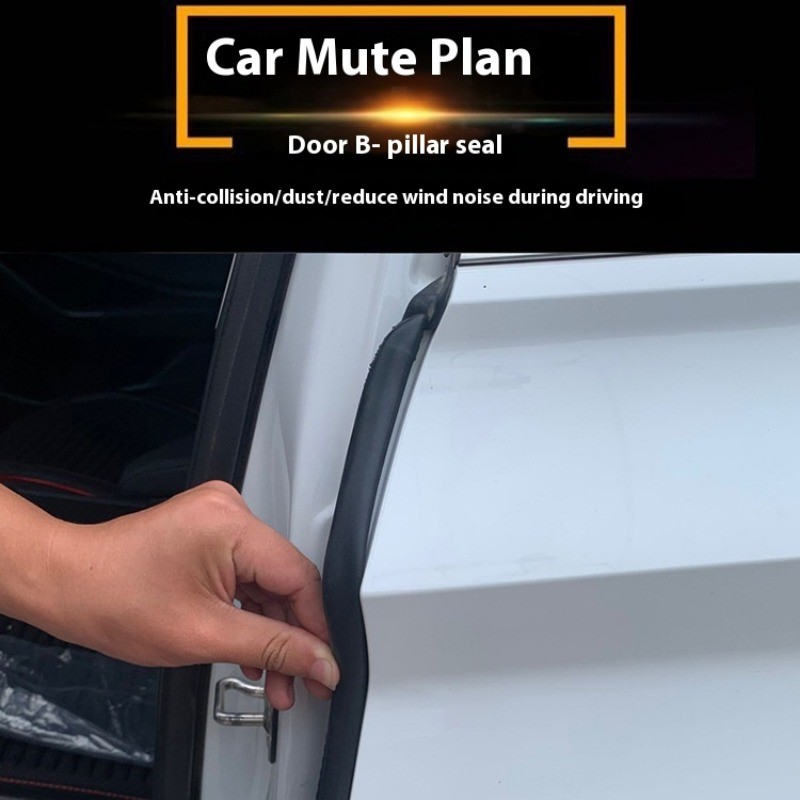 New Rubber Seal Strip Car Door Edge Protector Universal Auto Dustproof ...